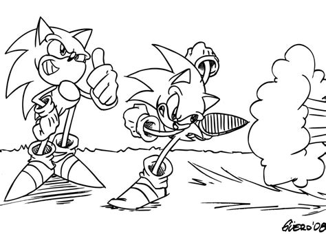 Sonic Dashing By Guerotheartist On Deviantart