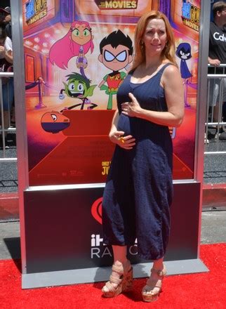 Actress Annie Wersching Attends Premiere Animated Editorial Stock Photo