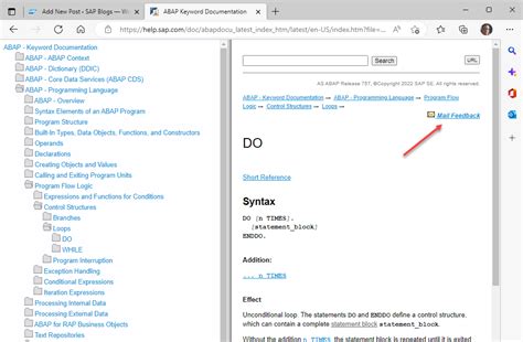 Abap Keyword Documentation Tell Us What You Thin Sap Community