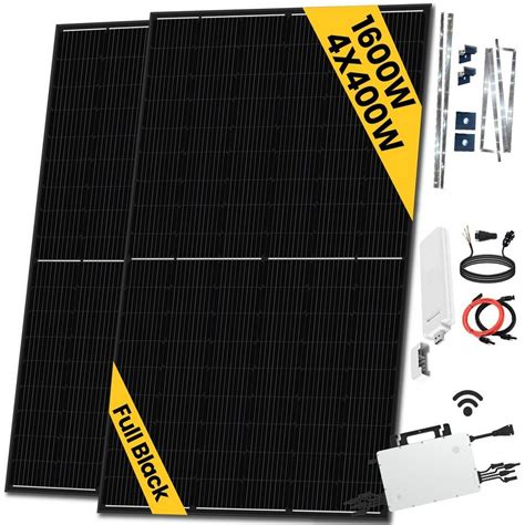 Eppsolar Solaranlage 1600w Photovoltaik Balkonkraftwerk Aufständerung