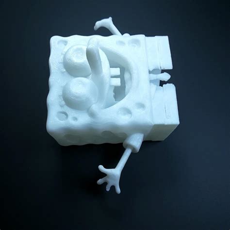 3d Printable Echo Dot Sound Amplifier Spongebob By Nateee
