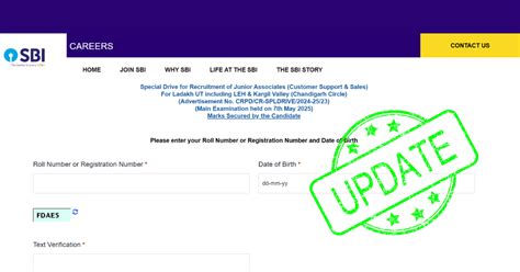 Sbi Clerk Mains Scorecard 2025 And Cut Off Marks Out