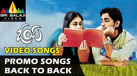 Oye Movie Video Songs Promo Songs Back To Back Siddharth Shamili