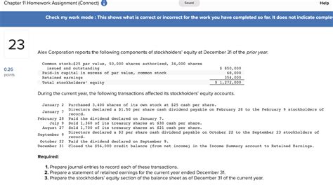 solved chapter 11 homework assignment connect i help check