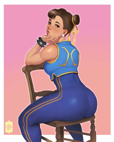 Chun Li By Volt Crocodile Hentai Foundry