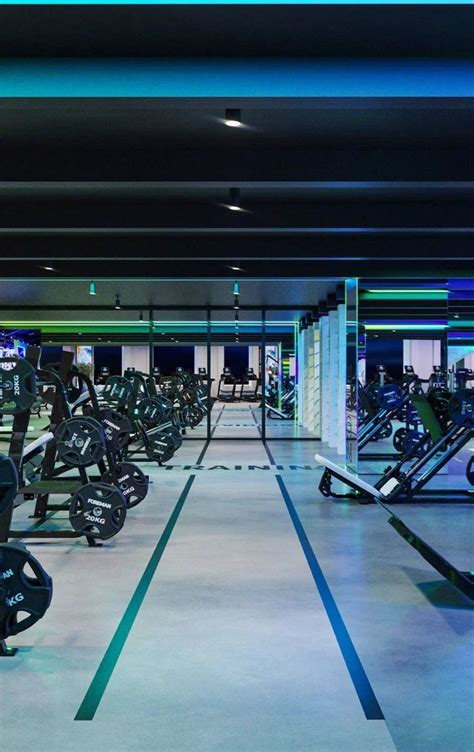 Gym Zone In “i Love Fitness” Club Дизайн тренажерного зала