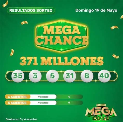 Resultados Del Sorteo MegaLoto Del Domingo 19 De Mayo De 2024
