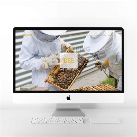 Beekeeping Responsive Html Css Onepage Website Design Template