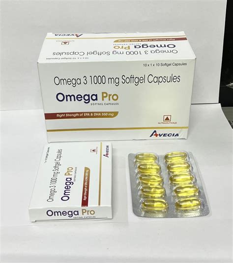 Omega 3 1000mg Softgel Capsules Vidhyasha At Rs 80 Piece In New Delhi