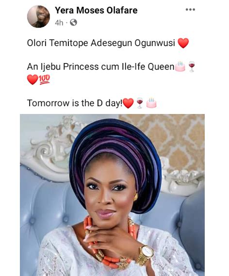 Ooni Of Ife Oba Enitan Ogunwusi To Marry 6th Wife On Monday Gistlover