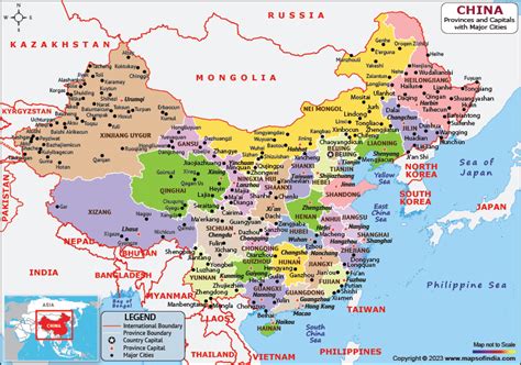 Online Maps China Political Map