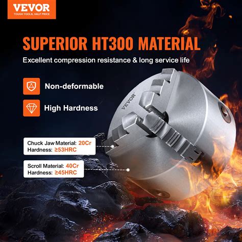 Vevor 3 Jaw Lathe Chuck 100 Mm Self Centering Lathe Chuck 2 100 Mm