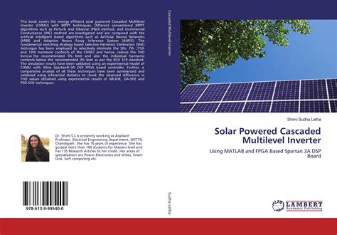Купить Solar Powered Cascaded Multilevel Inverter Using Matlab And