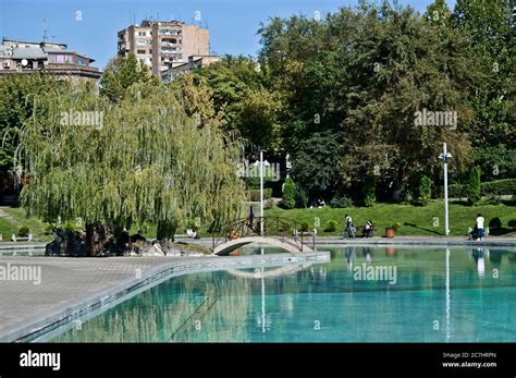 Yerevan Swan Lake. Armenia Stock Photo - Alamy