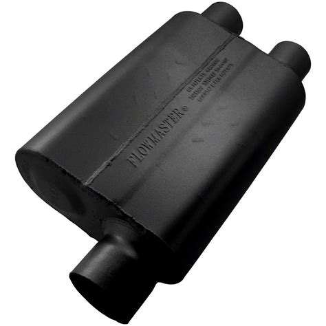 Flowmaster Challenger 40 Series Delta Flow Offsetdual Out Oval Muffler