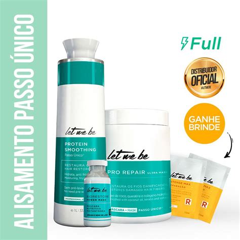 Progressiva Let Me Be Sem Formol 1 Litro Botox Pro Repair 1 Kg