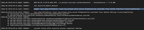 Java Lang Verifyerror Bugs Report Katalon Community