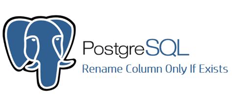 Rename Column If Exists PostgreSQL Codingvila