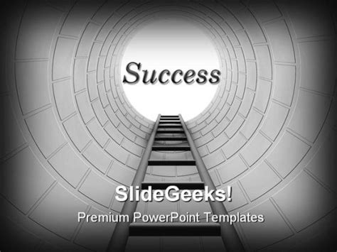 Ladder To Success Future PowerPoint Template