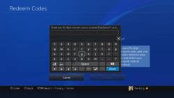 How To Redeem Codes On PS4 Hold To Reset