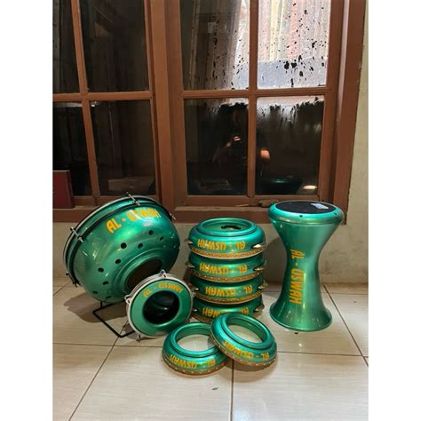 Jual Paket Murah 1 Set Alat Hadroh Rebana Jepara Lengkap Bergaransi