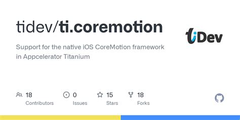 GitHub Tidev Ti Coremotion Support For The Native IOS CoreMotion