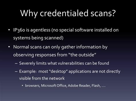 PPT Improve IT Security With Credentialed Vulnerability Scans PowerPoint Presentation ID