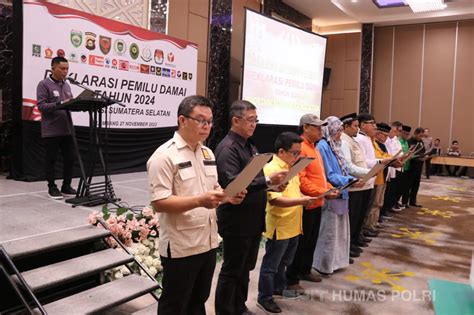 Deklarasi Damai Pemilu 2024 Komitmen Bersama Menuju Pemilihan Yang