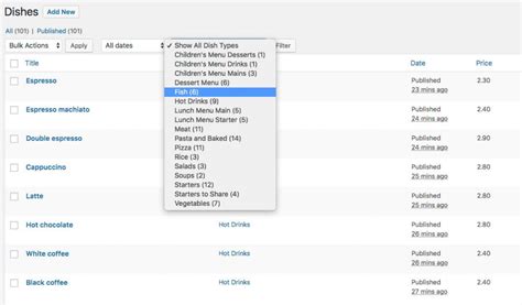 Add A Custom Taxonomy Filter To Wordpress Custom Post Type Web Programmer Blog