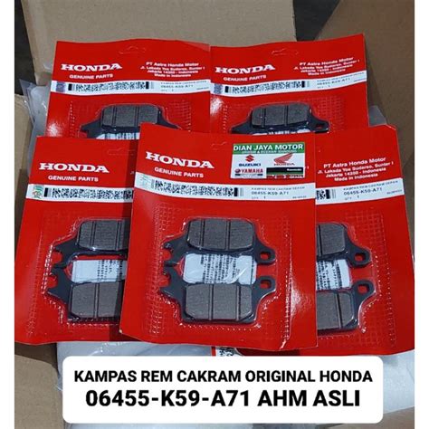 Jual KAMPAS REM CAKRAM DEPAN PADSET HONDA K59 VARIO 125 VARIO 150