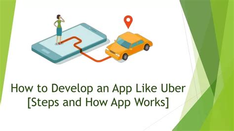 PPT How To Develop An App Like Uber Steps And How App Works PowerPoint Presentation ID