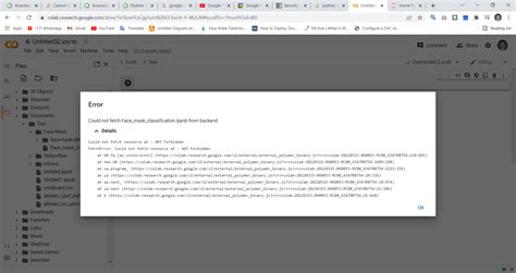 Jupyter Notebook Cannot Load Files From Local Machine In Google Colab