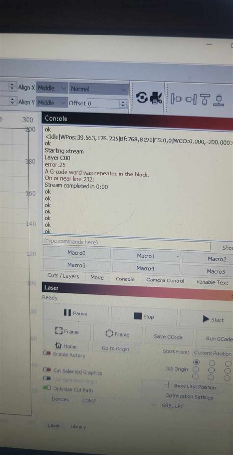 K Skipping And Having A Error Causing It To Have A Gcode Word
