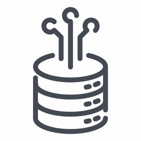 base connect connection data database network storage icon