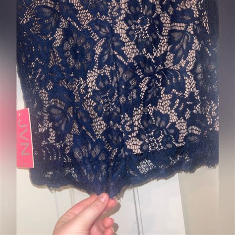 Jvn By Jovani Dresses Nwt Jvn By Jovani Navy Bluetan Cocktail Dress