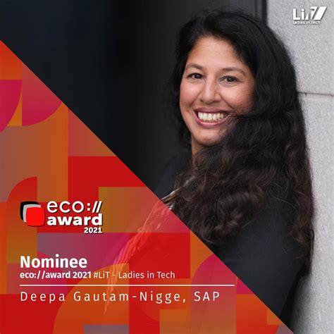 Deepa Gautam Nigge On Linkedin Ecoaward2021 Lit Rockingrolemodels