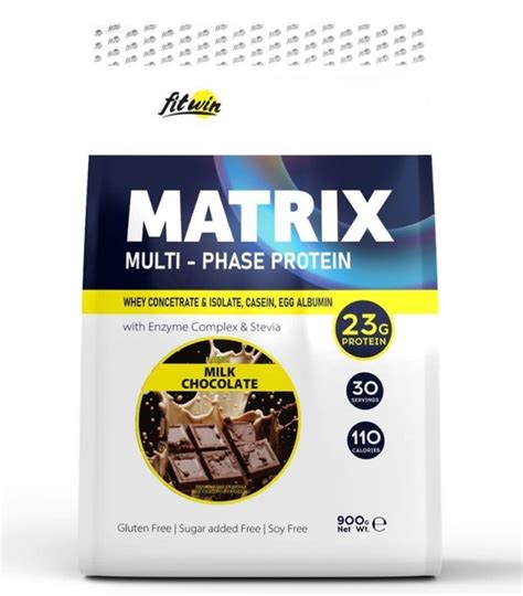 Комплексный протеин FitWin Matrix Multi-Phase Protein 900 г Milk ...