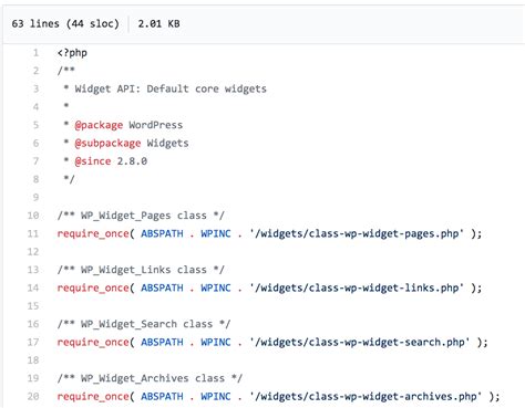Comment désactiver les widgets de WordPress avec ce snippet