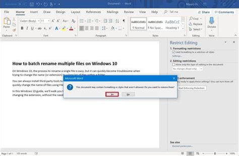 How To Restrict Document Editing In Microsoft Office Windows Central