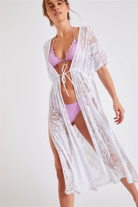 Witte Beachwear Jurk Elvie Cocobeach Banana Moon®