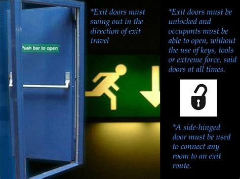 PPT Means Of Egress Exit Routes PowerPoint Presentation Free Download ID