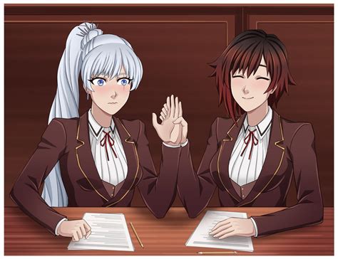 Rwby Whiterose Hand Holding By Tehshraid On Deviantart