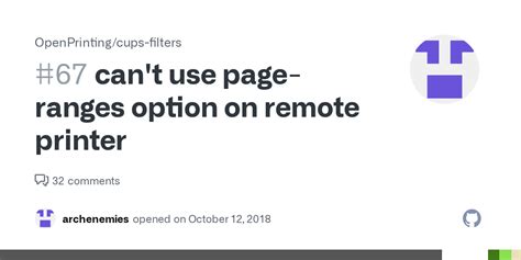 can t use page ranges option on remote printer · issue 67