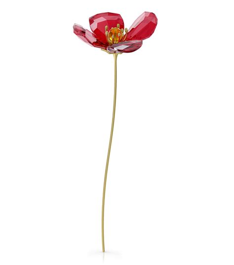 Swarovski Figura Garden Tales Red Poppy De Cristal El Palacio De Hierro