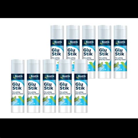 Bostik Glu Stik Clear 21g Pack Of 10