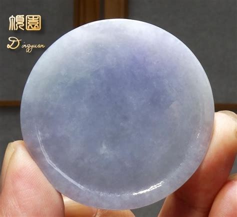 頂園翡翠冰糯種艷粉紫紫羅蘭翠綠春彩翡翠觀音緬甸玉手鐲心料子雕墜 保證A貨 Yahoo奇摩拍賣