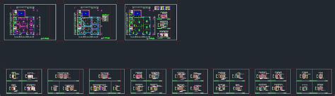 프랜차이즈 가구전시장 평면 입면 천정도 Library Magnicad Cad Block Free Download