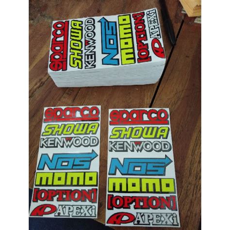 Jual Sticker Cuting Racing Shopee Indonesia