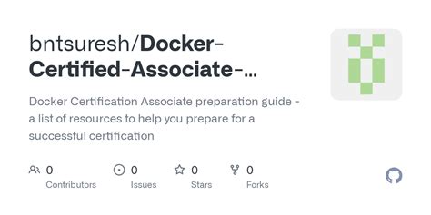 Github Bntsuresh Docker Certified Associate Prep Guide Docker Certification Associate