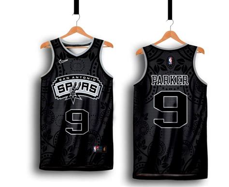 New Basketball Spurs 05 Tony Parker Jersey Free Customize Of Name And Number Only Full